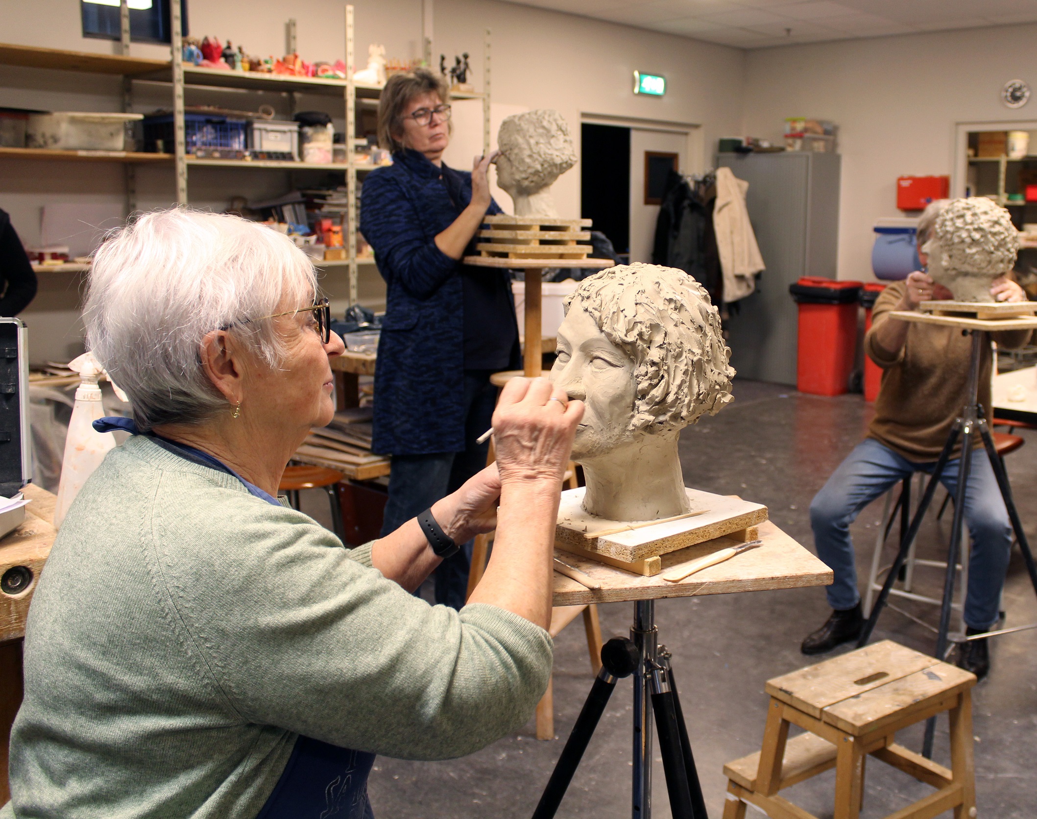 Portret boetseren - De Meerpaal